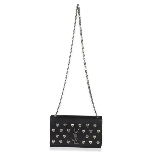 Saint Laurent Studded Heart Kate Chain Bag