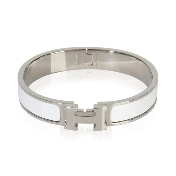 Hermès Clic H Bangle - Palladium_plated