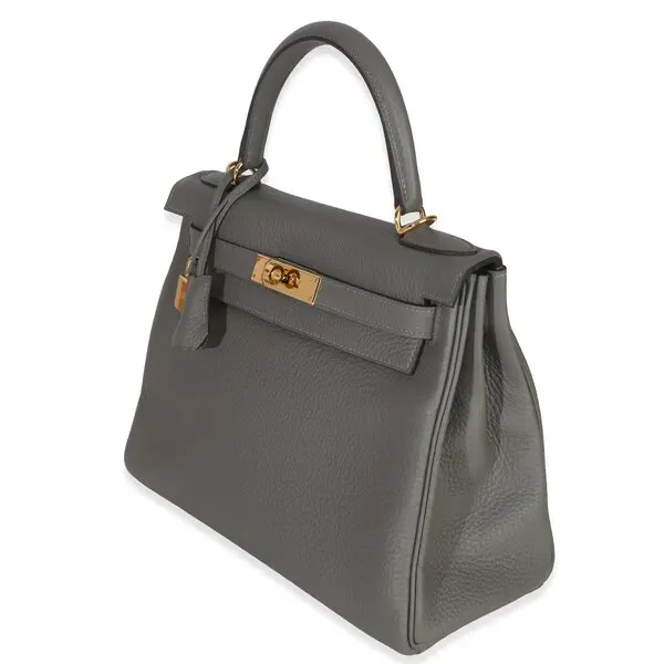 Hermès Gris Meyer Clemence Kelly 28 - Gray
