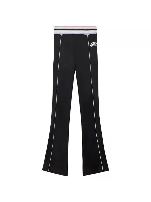 Off-White Fluid Track Stripe-detail Trousers - Black