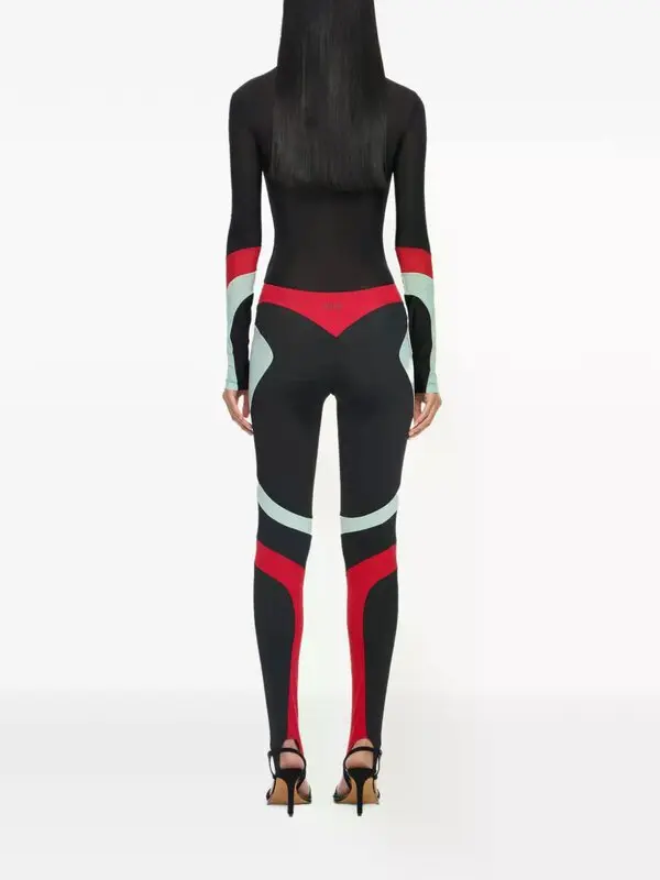 Off-White Color Block Leggings