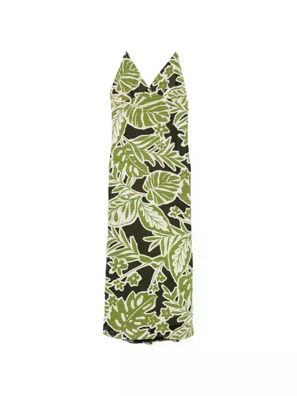 NIU Floral-print Maxi Dress
