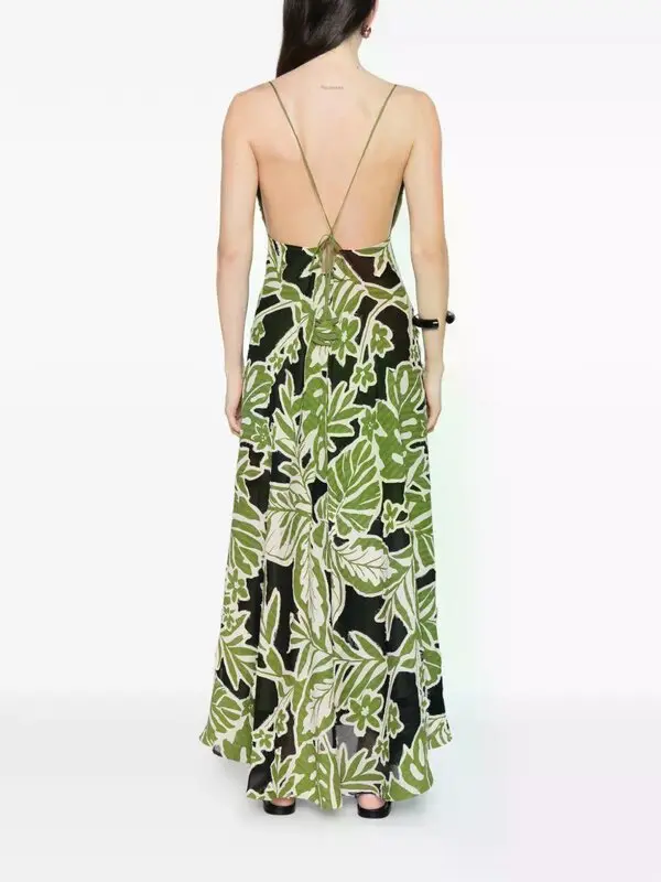 NIU Floral-print Maxi Dress