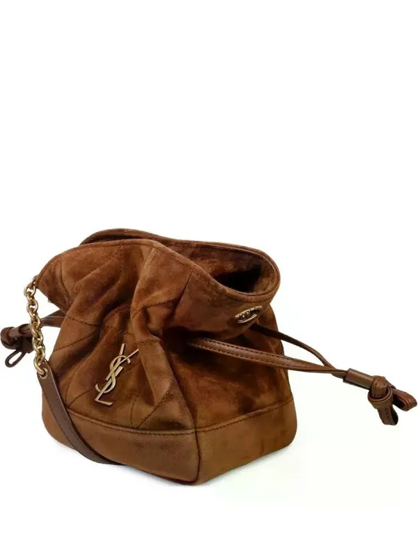 Saint Laurent Mini Jamie Bucket Bag - Brown