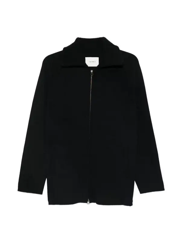 LISA YANG Gardenia Zip-up Cashmere Cardigan