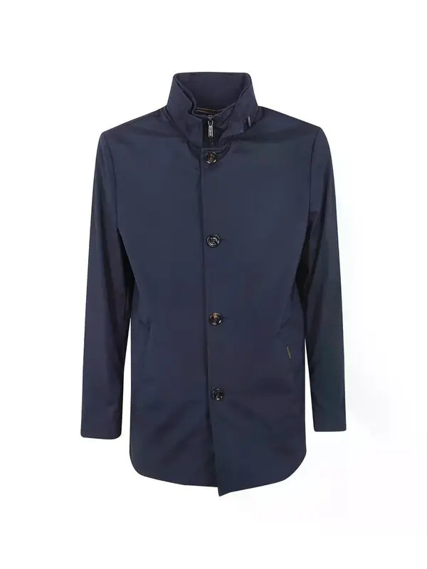 MOORER Button Jacket - Blue