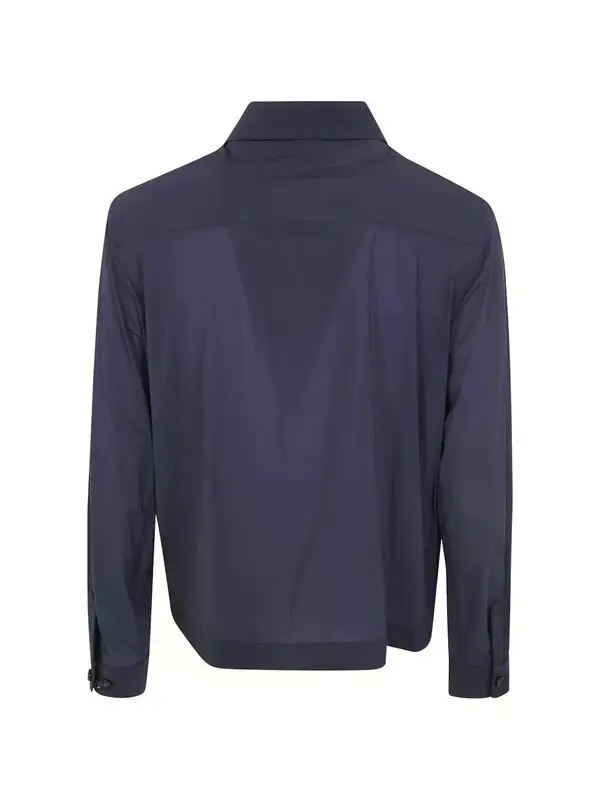 MOORER Buttoned Pocket Jacket - Blue