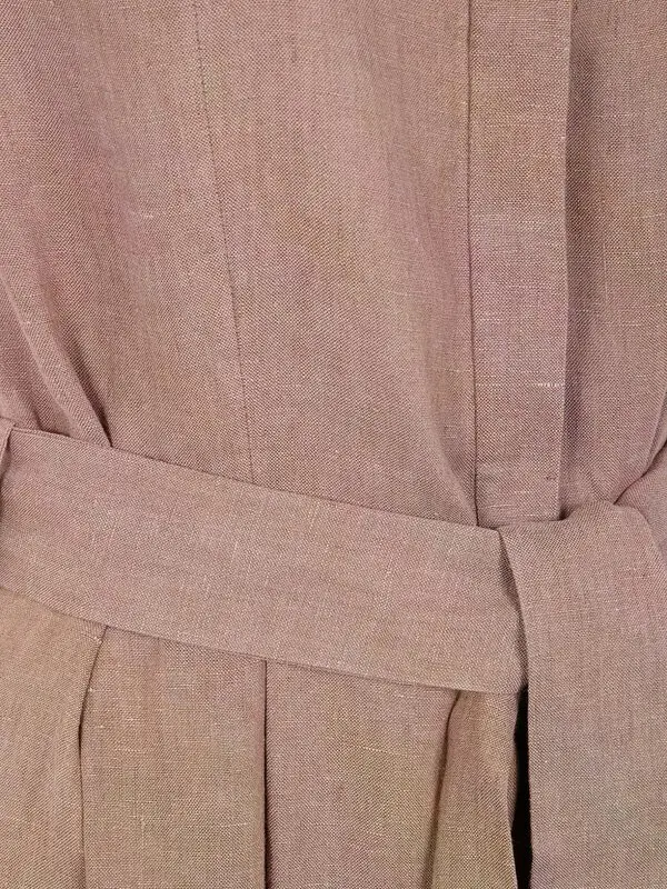 Antonelli Firenze Belted Shirt Dress - Neutrals
