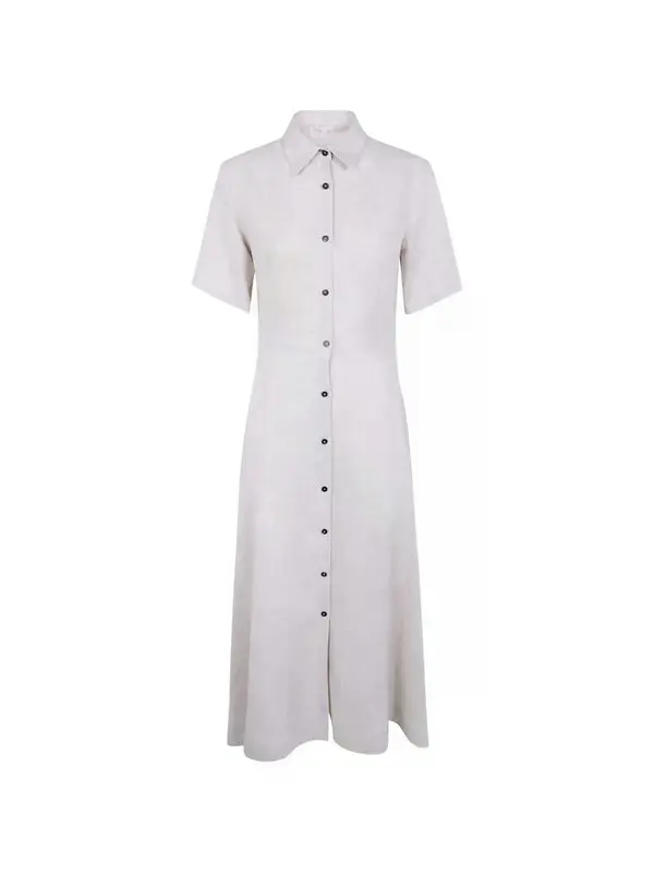 Antonelli Firenze Button-up Shirt Dress - Neutrals