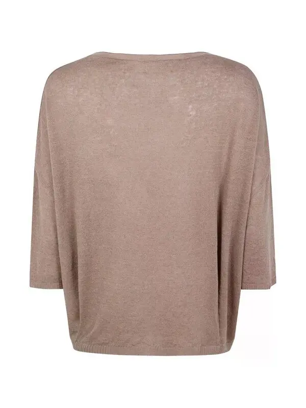 MA'RY'YA Boat-neck Sweater