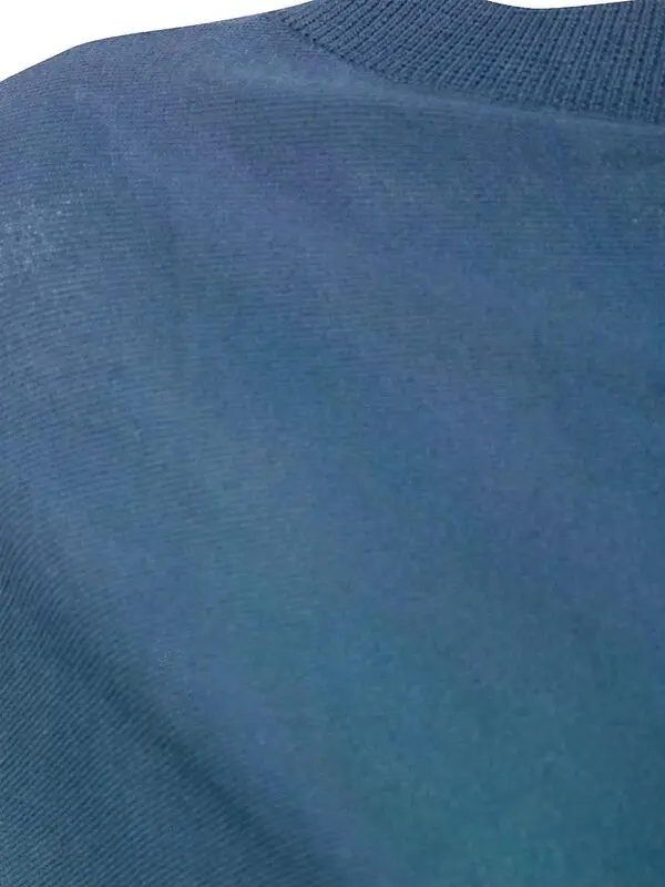Liviana Conti Draped Sweater - Blue