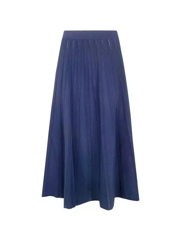 BLUGIRL Ribbed-knit Midi Skirt