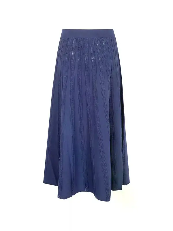 BLUGIRL Ribbed-knit Midi Skirt