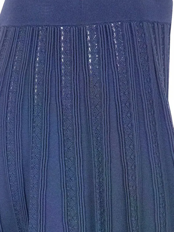 BLUGIRL Ribbed-knit Midi Skirt