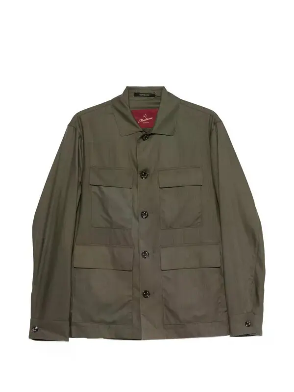 MONTECORE Buttoned Pocket Jacket - Green