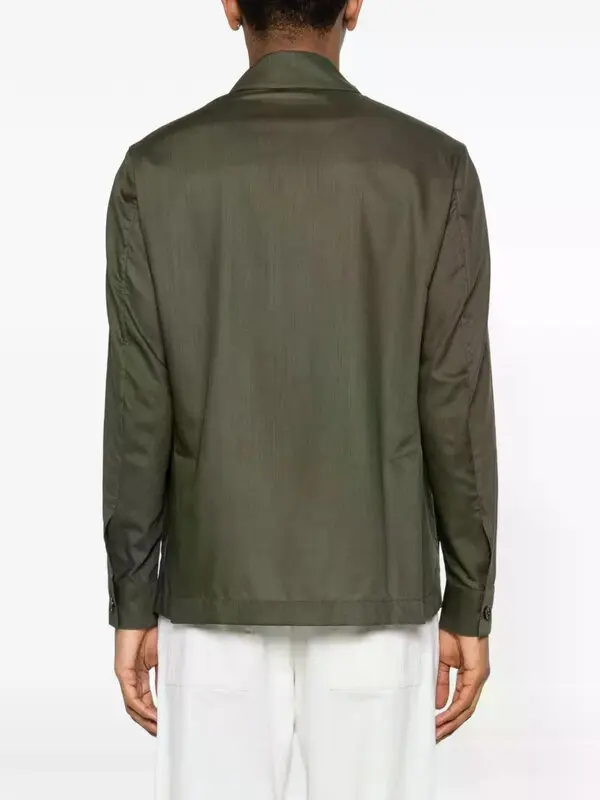 MONTECORE Buttoned Pocket Jacket - Green