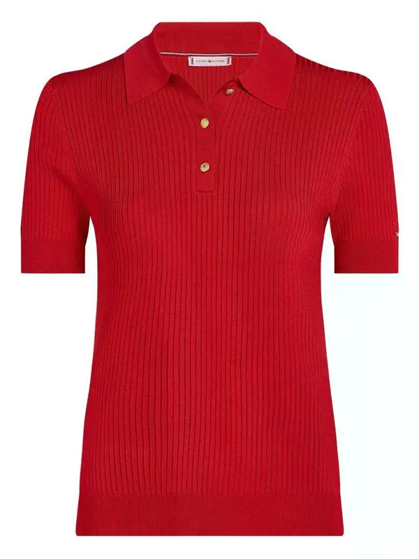 Tommy Hilfiger Ribbed Polo Shirt