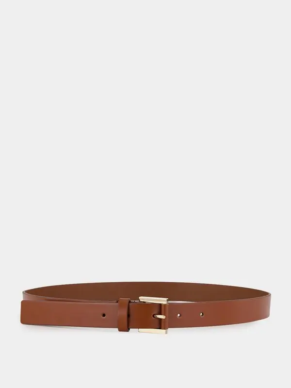 TOM FORD Calf Leather Belt - Brown