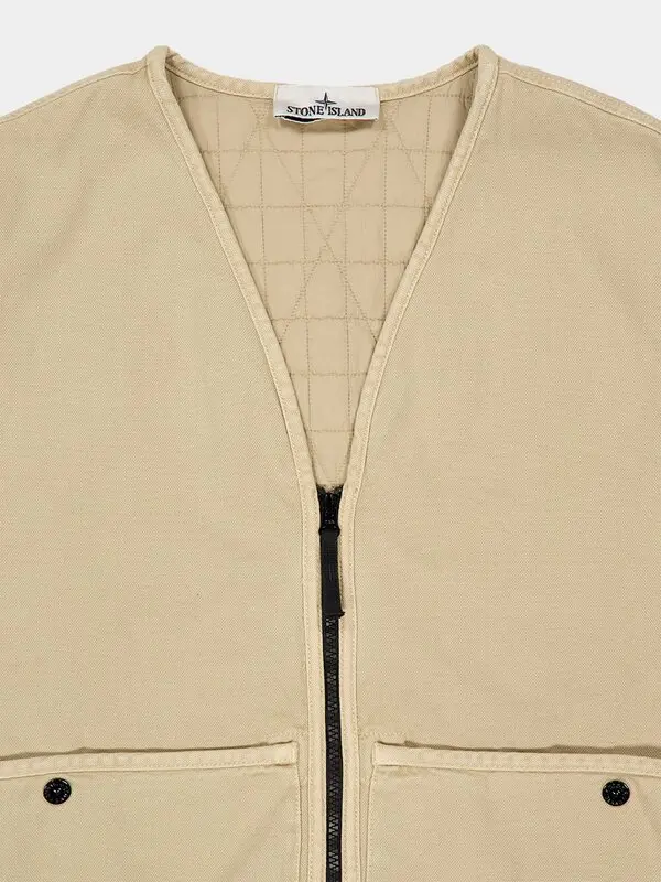 Stone Island Cotton Utility Vest