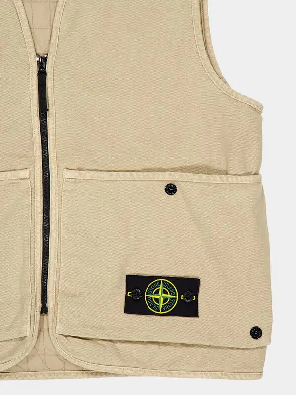 Stone Island Cotton Utility Vest
