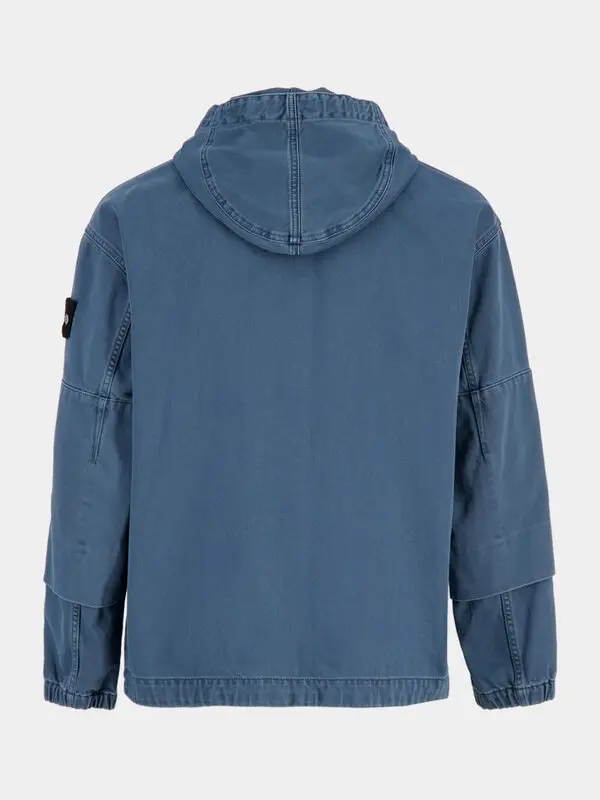 Stone Island Indigo Denim Hooded Jacket