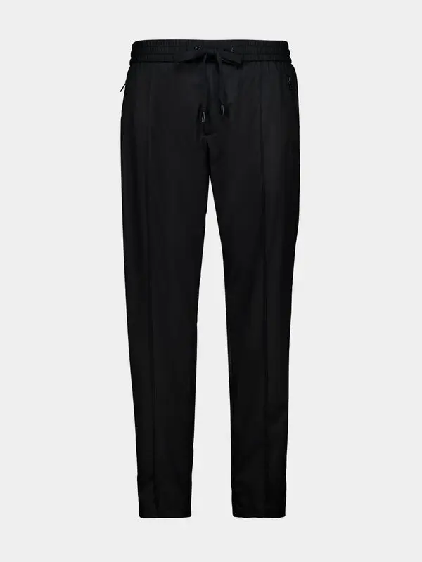 Dolce & Gabbana Light Nylon Jogging Pants - Black