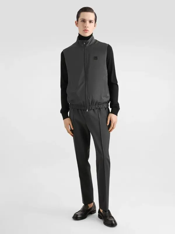 Dolce & Gabbana Stretch Wool Jogging Pants