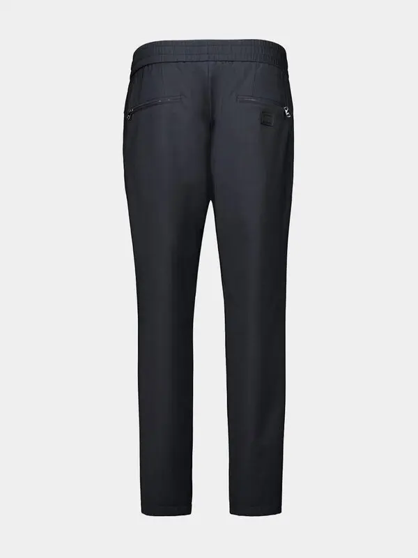 Dolce & Gabbana Stretch Wool Jogging Pants