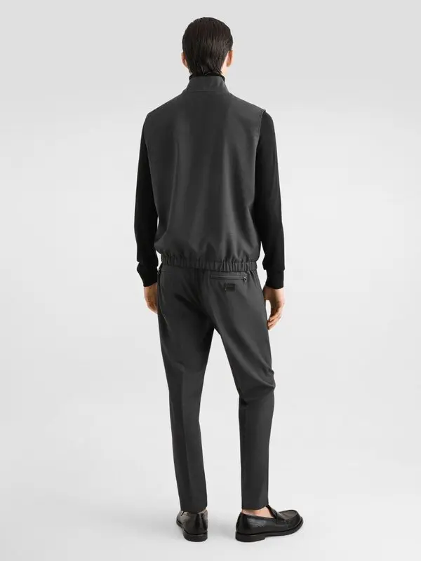 Dolce & Gabbana Stretch Wool Jogging Pants