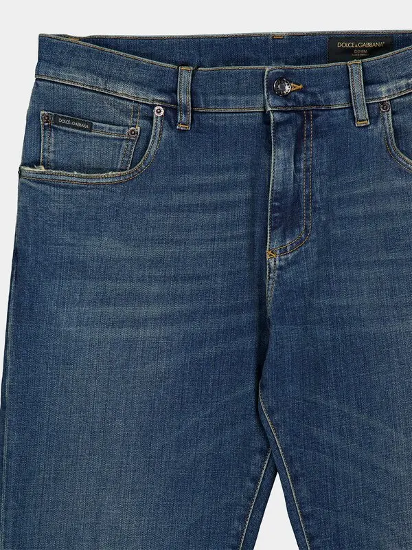 Dolce & Gabbana Straight-fit Denim Jeans