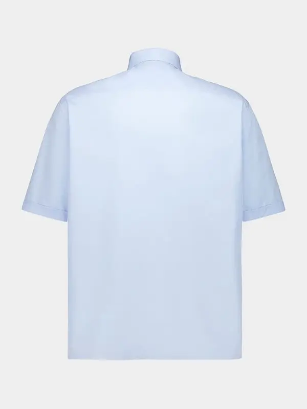 Fendi Light Cotton Boxy Fit Short Sleeve Shirt