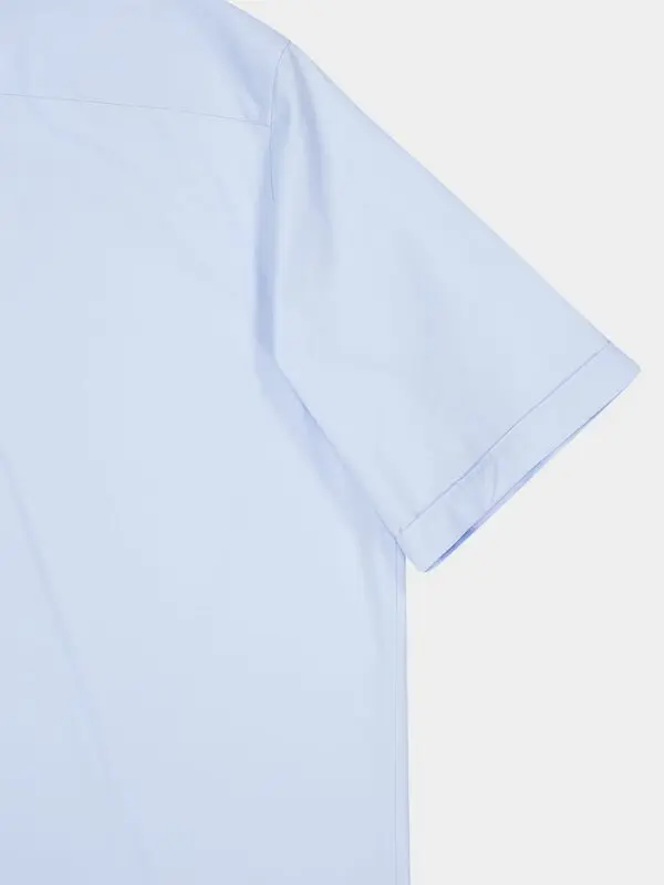 Fendi Light Cotton Boxy Fit Short Sleeve Shirt
