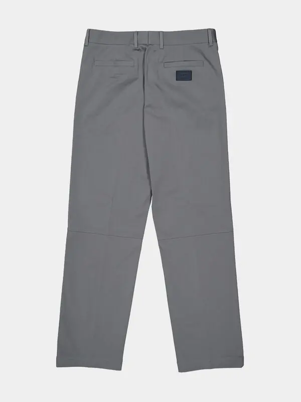 Fendi Stretch Gabardine Cigarette Trousers - Grey