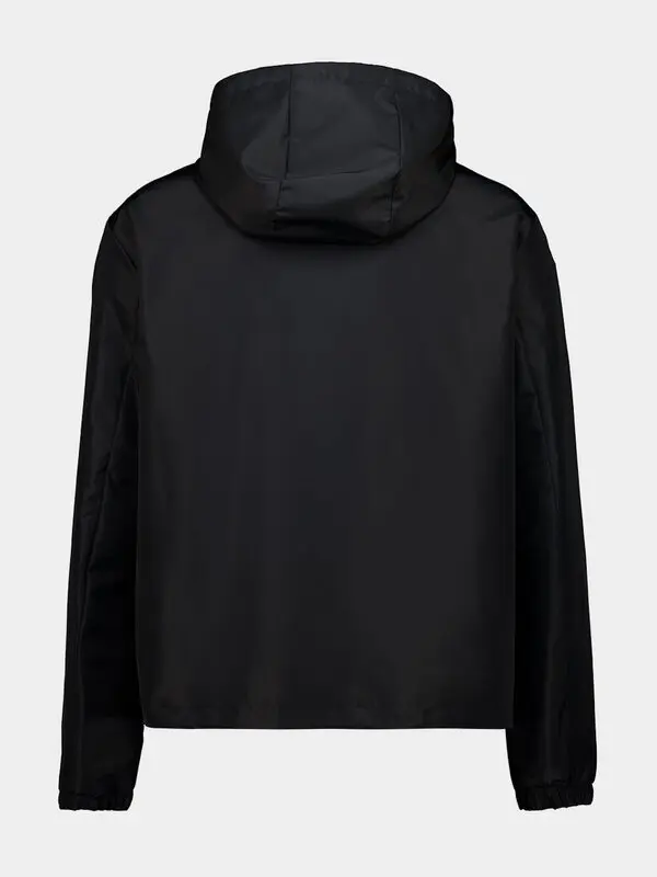 Fendi Technical Fabric Hooded Blouson Jacket - Black