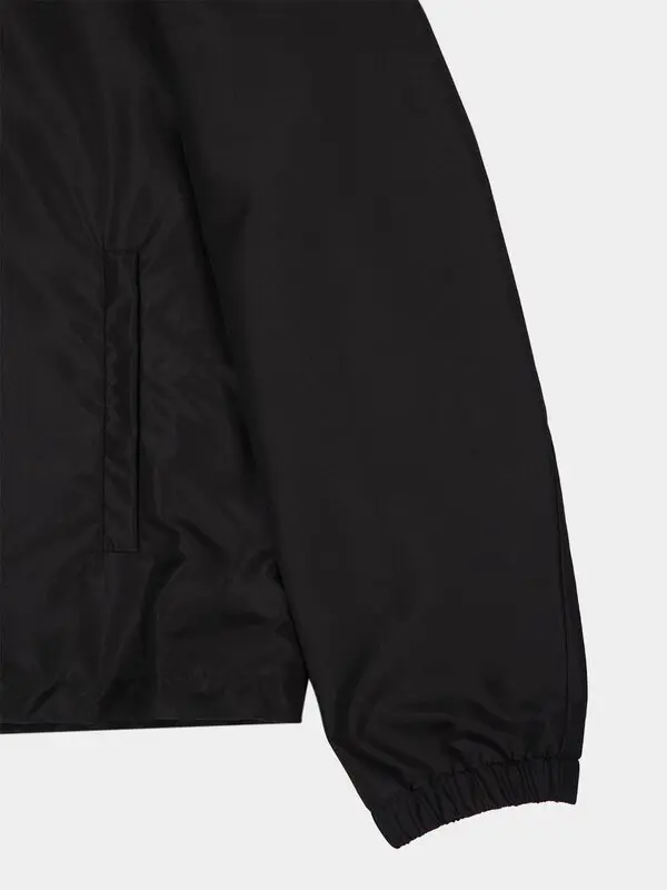 Fendi Technical Fabric Hooded Blouson Jacket - Black