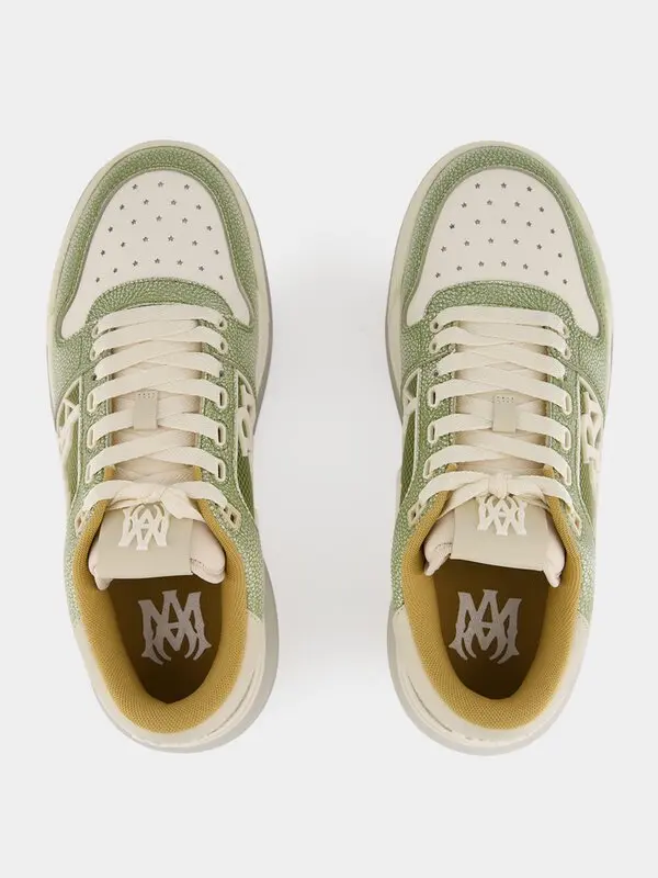 Amiri Tea Leather Low-top Sneakers