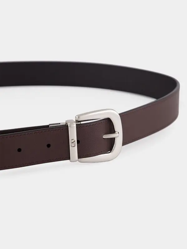 Valentino Garavani Reversible Calf Leather Belt