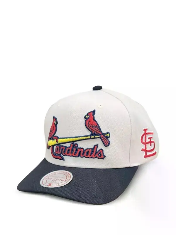 Mitchell & Ness Mlb Cardinal Embroidered Pro Baseball Cap - Neutrals