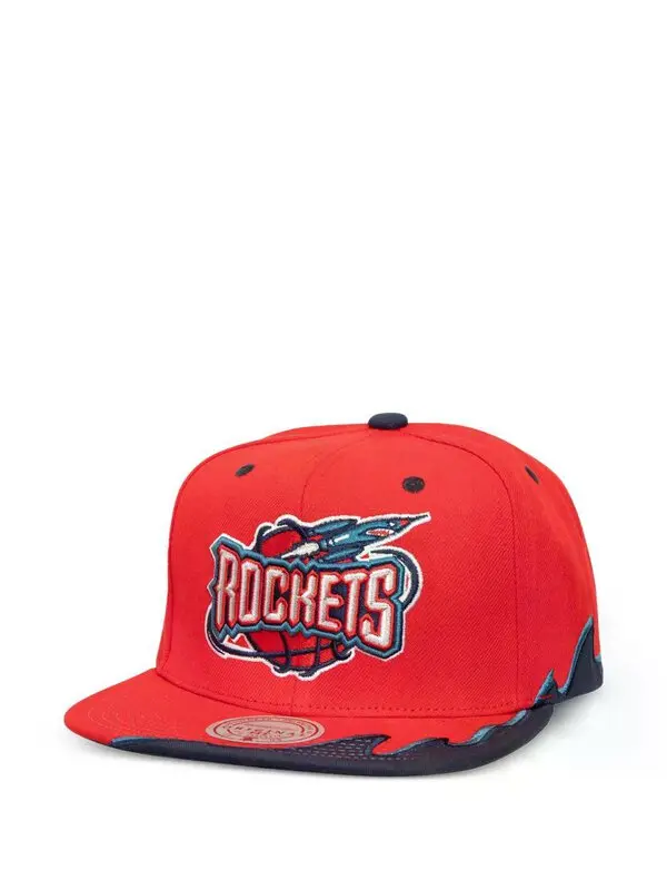 Mitchell & Ness Rockets Embroidered Baseball Cap - Red