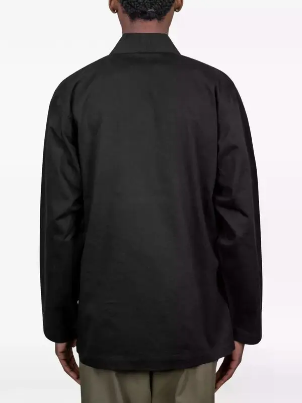 Universal Works Wrap-front Kimono - Black