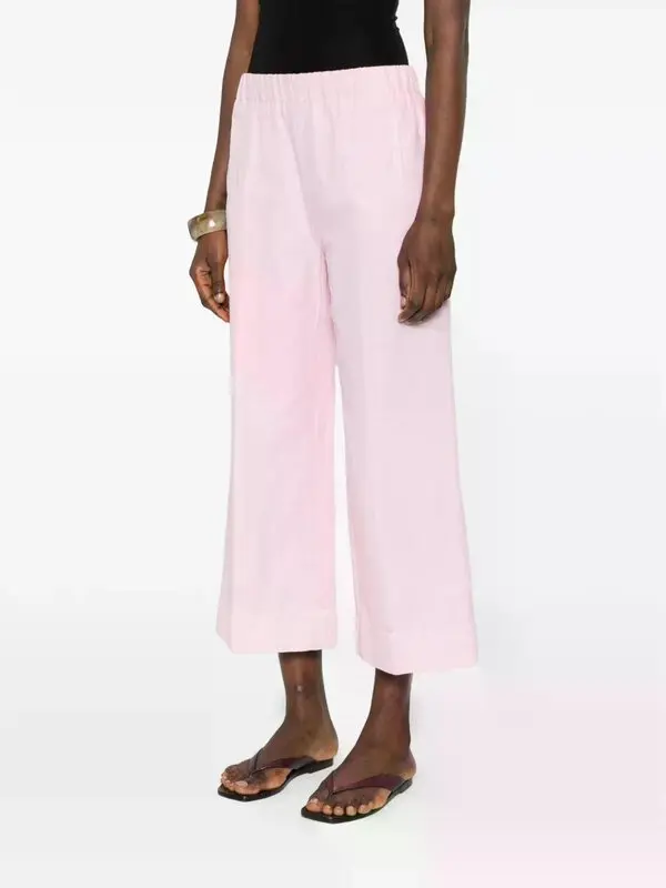 ROSSO 35 Wide Leg Cropped Trousers