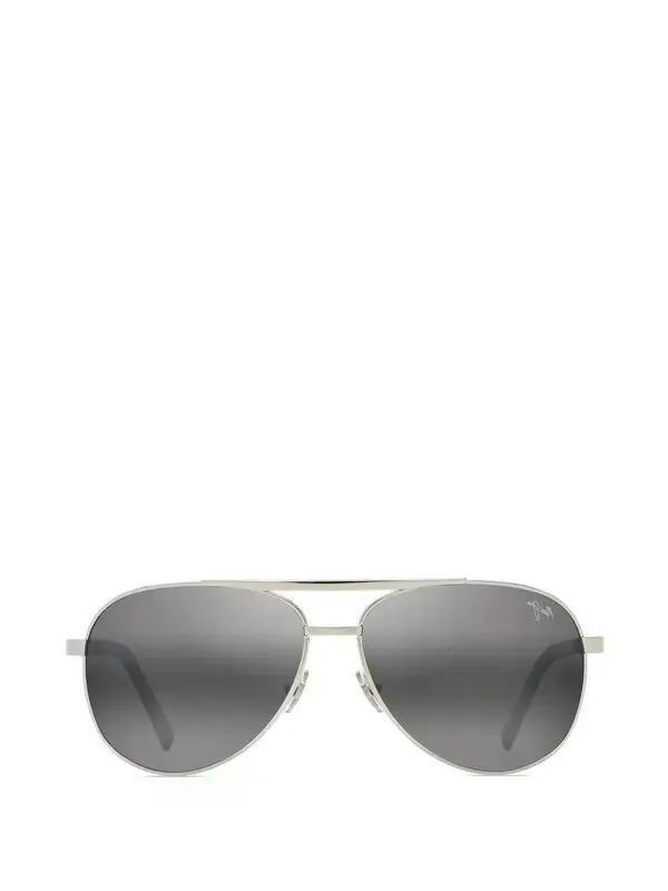 Maui Jim Seacliff Pilot-frame Sunglasses - Silver
