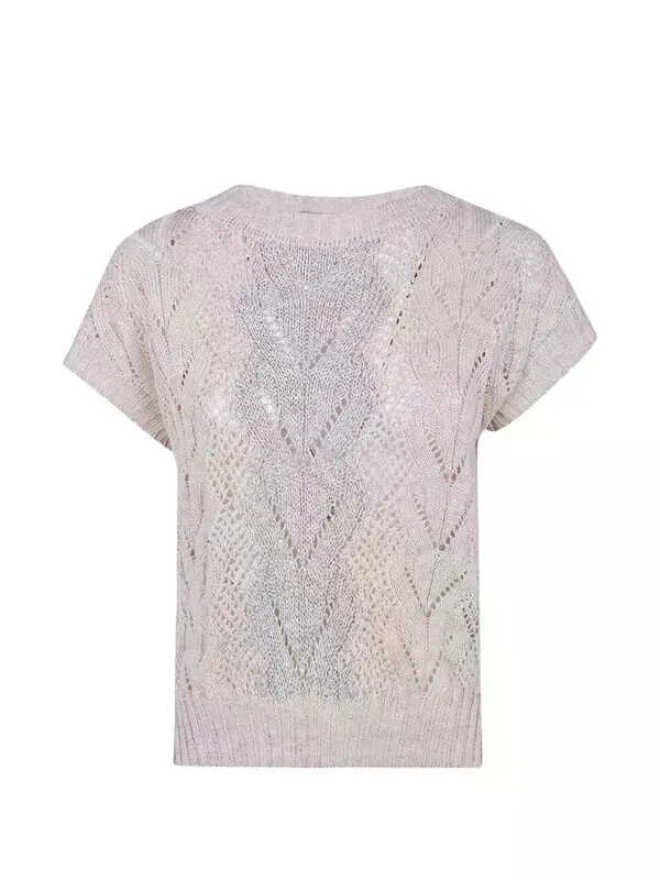 D.exterior Openwork Knitwear - Neutrals