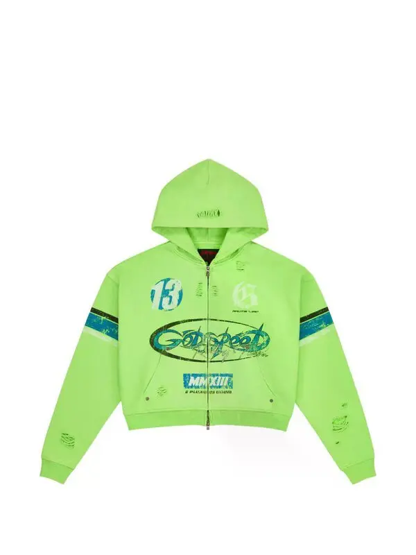 GODSPEED Zip Hooded Sweatshirt - Green