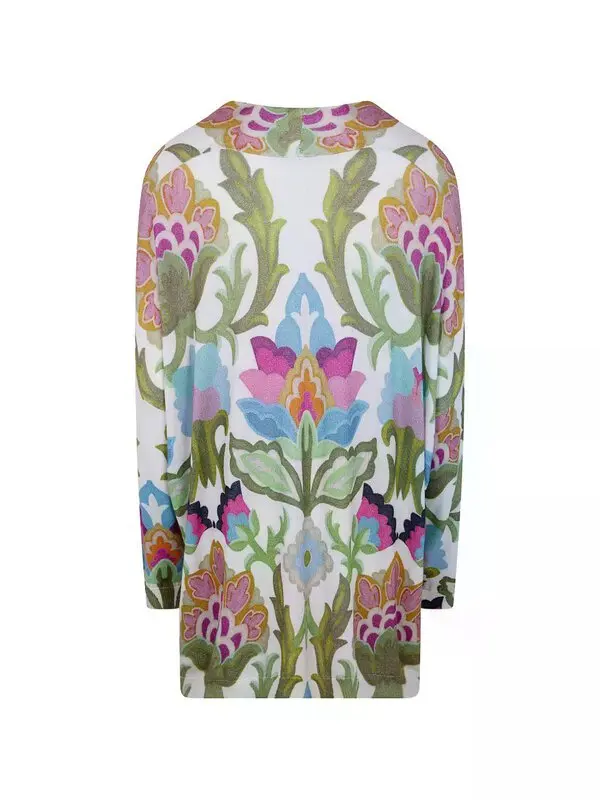 IN BED WITH YOU Printed Cardigan - White