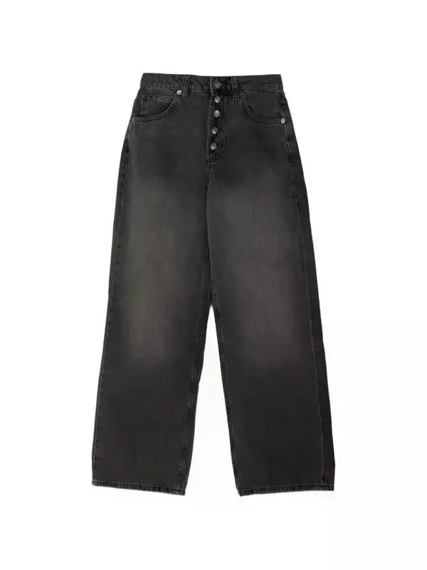 Free People Nia Button-fastening Jeans - Grey