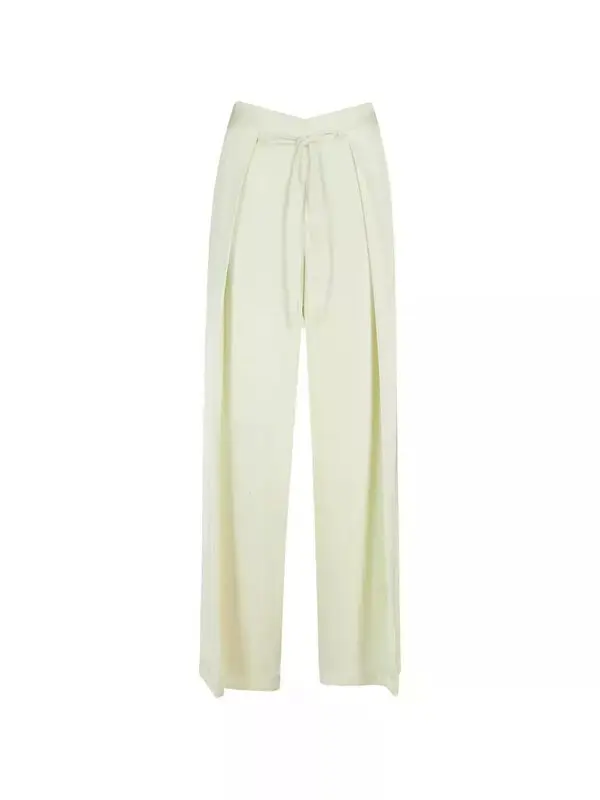 ISABELLE BLANCHE Drawstring Trousers - Yellow