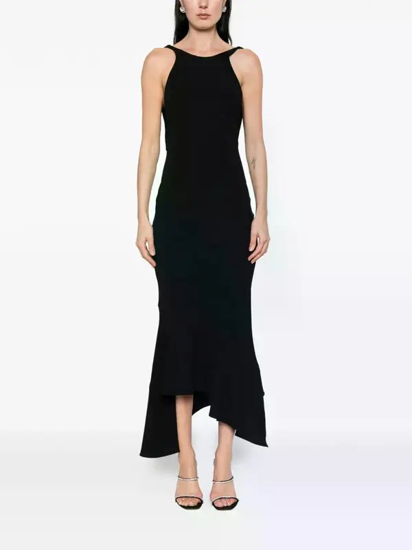 Andamane Carmen Open Back Dress - Black