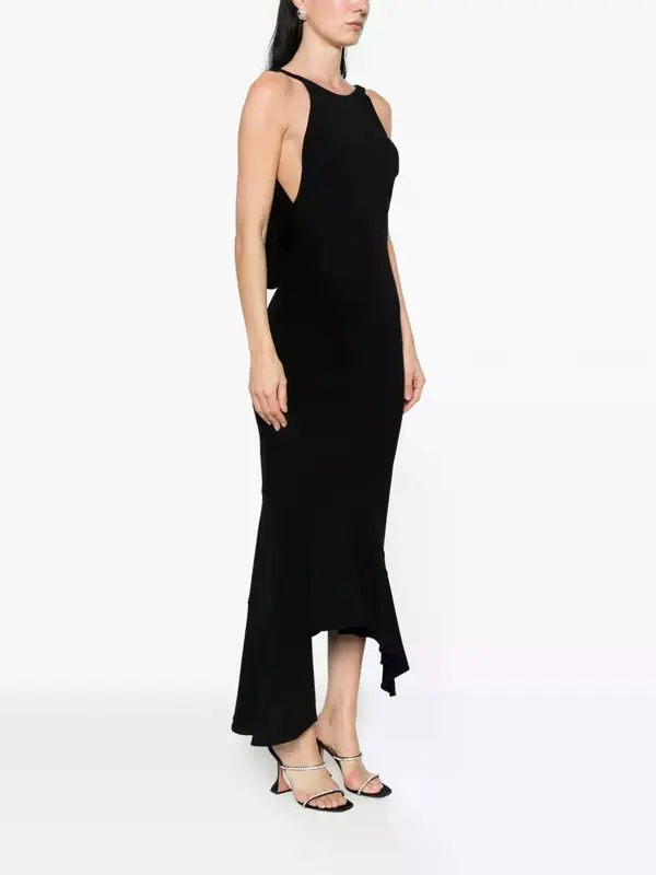 Andamane Carmen Open Back Dress - Black