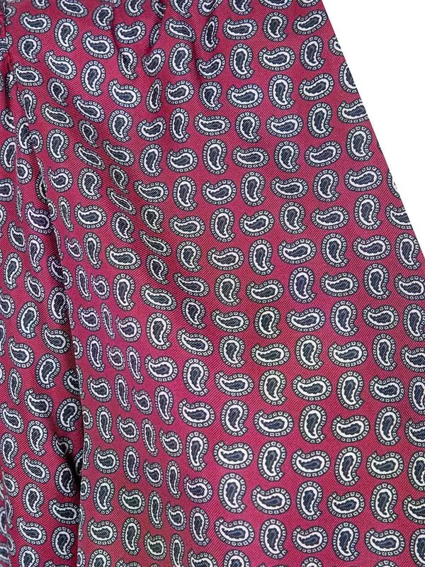 LAURA URBINATI Paisley Tie Belt Dress